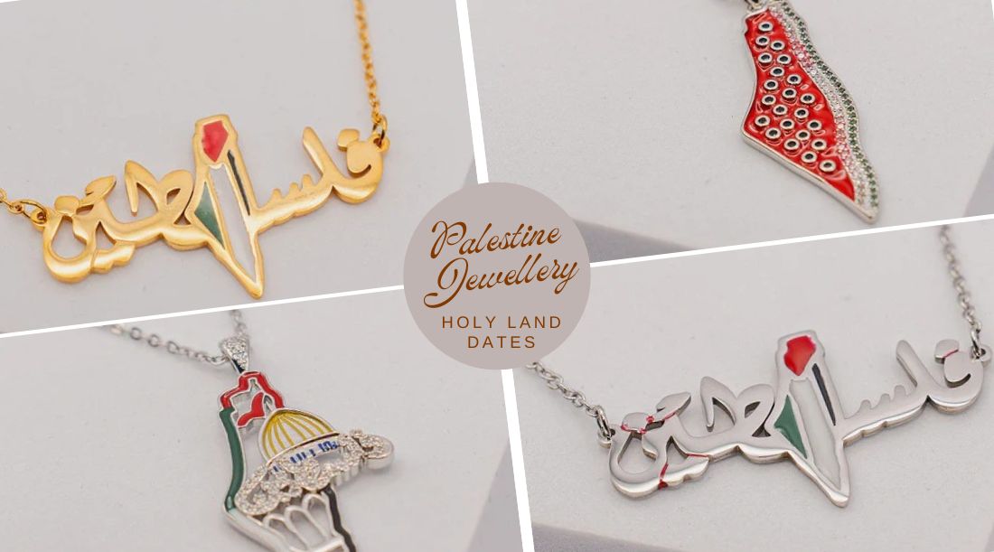 Palestine Necklaces for Modest Ramadan Fashion Style - Holy Land Dates